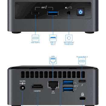 Intel NUC10i3FNH Core i3 Linux Mini-Pc | Laptopwithlinux.com